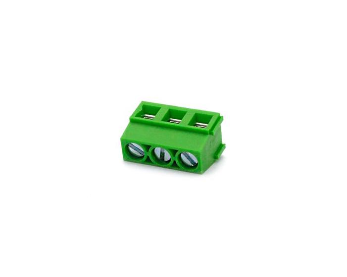 Conector Verde Multipolar AKZ250.03 Fixo 180º (Vertical) de 3 Vias ...