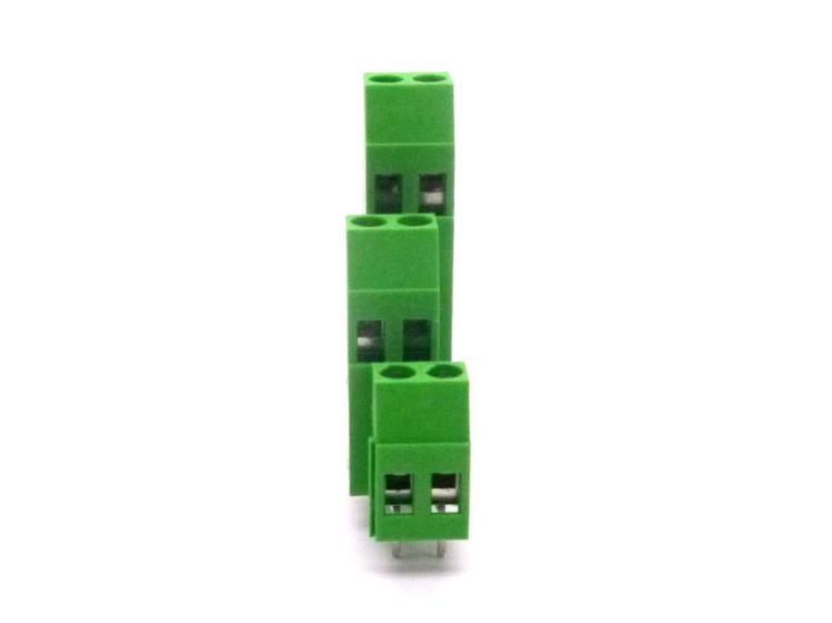 Conector Verde Multipolar AKZ770-02 Macho de 2 vias - Passo 5.08mm ...