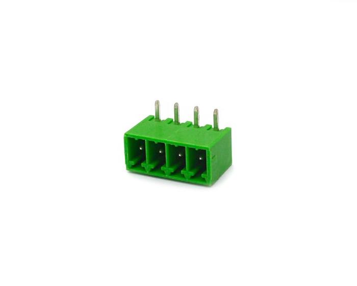 Conector Verde Multipolar STLZ1550.04GH Macho 90º (Horizontal) de 4 Vias Com as Laterais ...