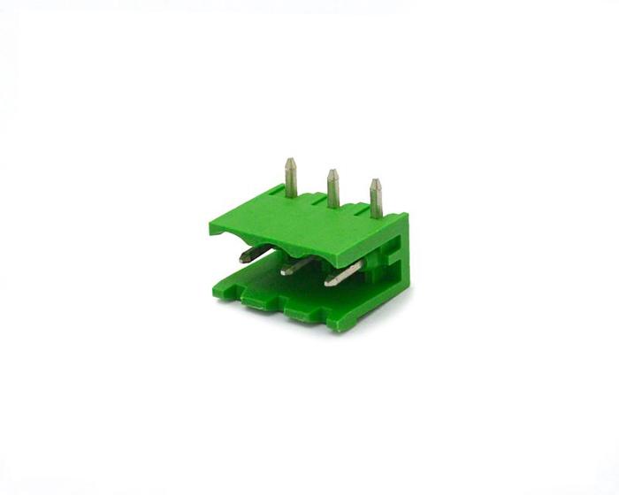 Conector Verde Multipolar STLZ950.03H Macho 90º (Horizontal) de 3 Vias com as Laterais Abertas ...