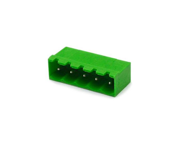 Conector Verde Multipolar STLZ950.05GV Macho 180º (Vertical) de 5 Vias ...