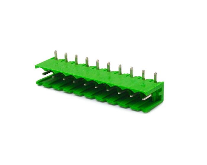 Conector Verde Multipolar STLZ950.10H Macho 90º (Horizontal) de 10 Vias ...