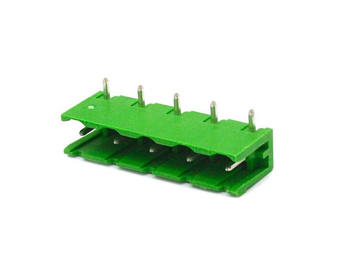 Conector Verde Multipolar STLZ960.05H Macho 90º (Horizontal) de 5 Vias com as Laterais Abertas ...