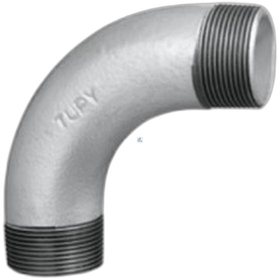 Conexao Galvanizada Tupy Curva Macho 1.1/2" - Conexão Hidráulica Curva - Magazine Luiza