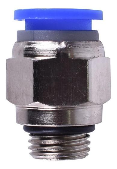 Conexão Pneumática Reta Macho Rosca 1/2 Bsp X Tubo 10 Mm - Mecapar - Engate Rápido para ...