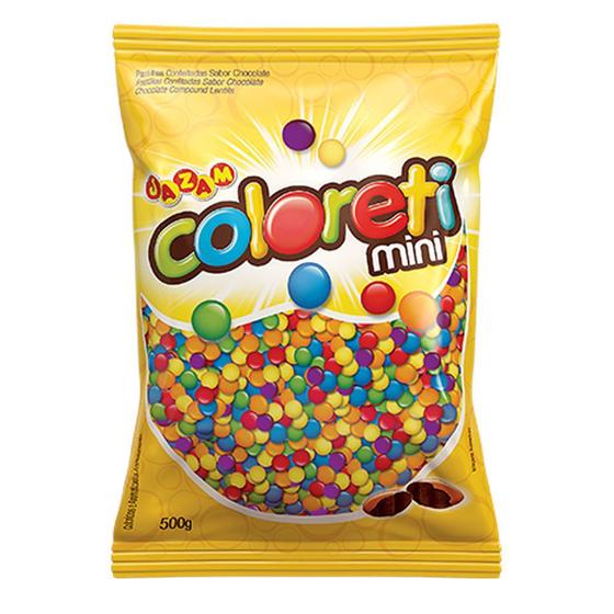 Confeito Chocolate Colorido Coloreti 500g - Jazam - Alimentos ...