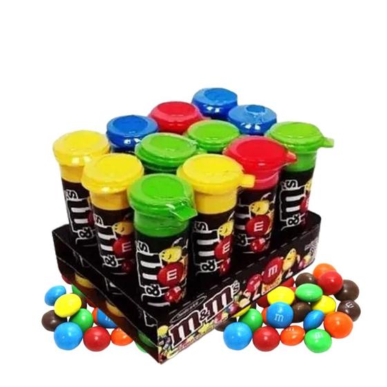 Confeito M&ms Chocolate Tubo 30g C/12 Unidades De 30g - Mars - MMs - Magazine Luiza