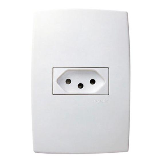 Conjunto 1 Tomada 20A 2p+T 4x2 Branca 615081 Pial Plus - Pial Legrand ...