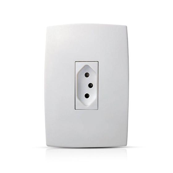 Conjunto 1 Tomada 2P+T 4X2 Vertical 10A 250V Home Blux - BUILDING - Módulo de Tomada - Magazine ...