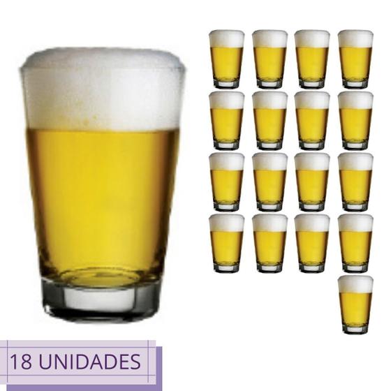 Conjunto 18 Copos Nadir Caldereta 350ml Vidro Tradicional - NADIR FIGUEREIDO - Copos - Magazine ...