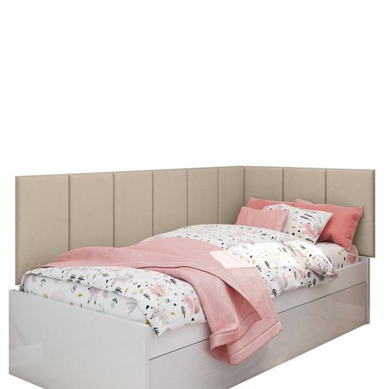 Conjunto 9 Módulos Estofados 55x30 Linear Para Cabeceira e Lateral ...