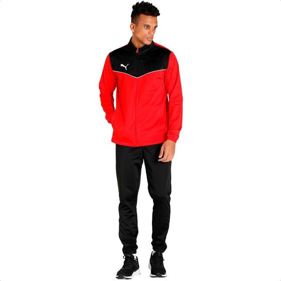 Conjunto Agasalho Puma individualRISE Tracksuit Masculino - Agasalho e ...