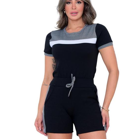 Conjunto Baby Look Blusinha Short Shortinho Feminino Lindo - Summer ...