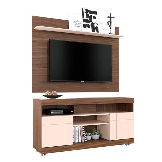 Conjunto Bancada Yara e Painel Maia para Tv atA 47 Polegadas Colibri ...