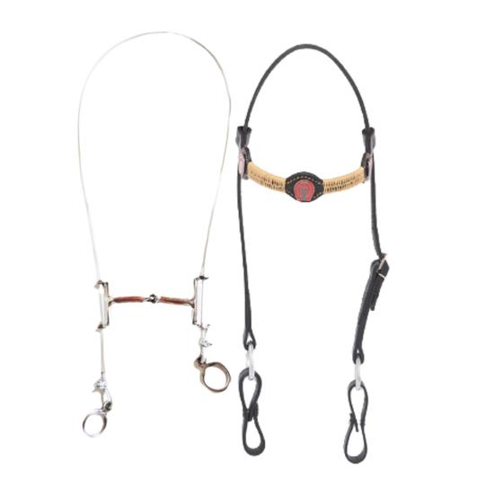 Conjunto Cabeçada de Luxo ou Tradicional e Bridão Calibi Inox Direto da ...