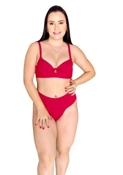 Conjunto Calcinha e Sutiã Base De Espuma Com Aro E Bojo - ANA JULIA MODA INTIMA - Conjunto de ...