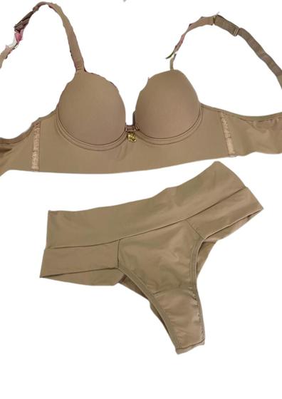 Conjunto Calcinha e Sutiã Base De Espuma Com Aro E Bojo - ANA JULIA MODA INTIMA - Conjunto de ...