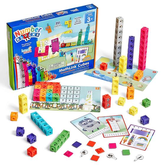 Conjunto de atividades Numberblocks com cubos matemáticos MathLink, 30 ...