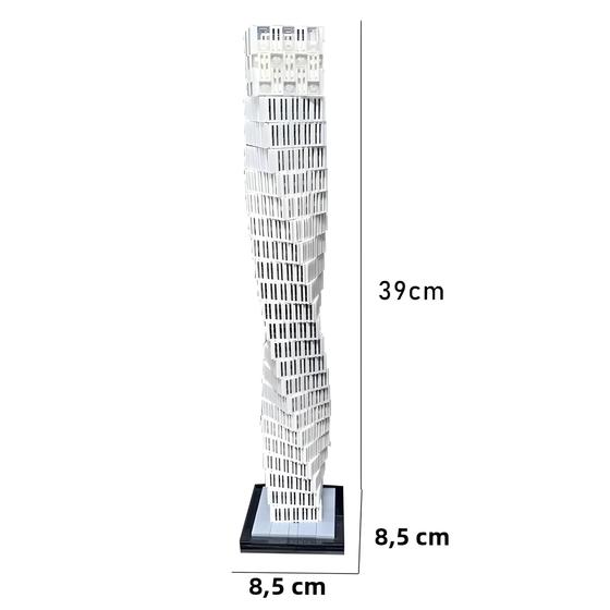 Conjunto De Blocos De Construção Da Torre Kayan Dubai 1031PCS MOC City ...