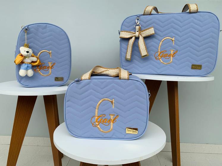 Conjunto de bolsa maternidade modelo Mala personalizado - Direto da ...
