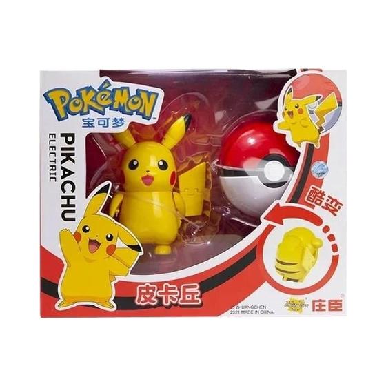 Conjunto de Brinquedos Pokémon - Figuras Pikachu, Eevee, Gengar ...