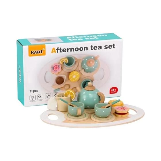 Conjunto De Chá Da Tarde De Madeira Infantil Montessori, Jogo De ...