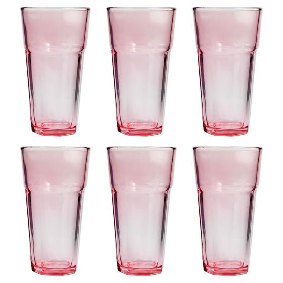 Conjunto de Copos Grossos Para Drinks Rose Linha Soho Com 12 Unidades ...