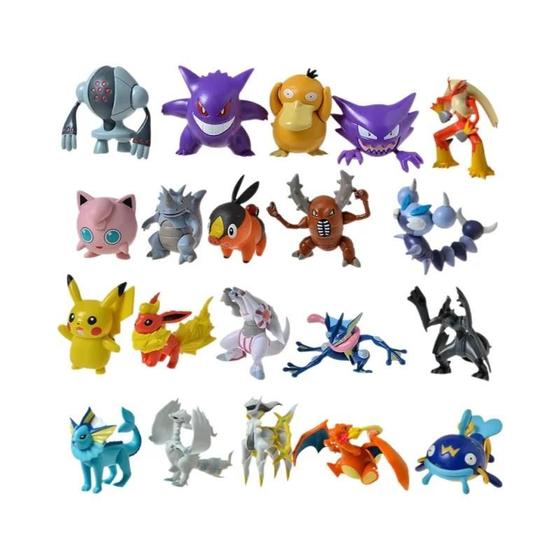 Conjunto De Figuras De Ação Pokémon 20 Peças 8-10 Cm Pikachu Charizard ...