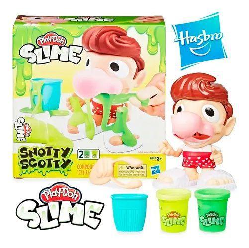 Conjunto De Massinha Play Doh Slime Snotty Scotty - hasbro - Massinha ...
