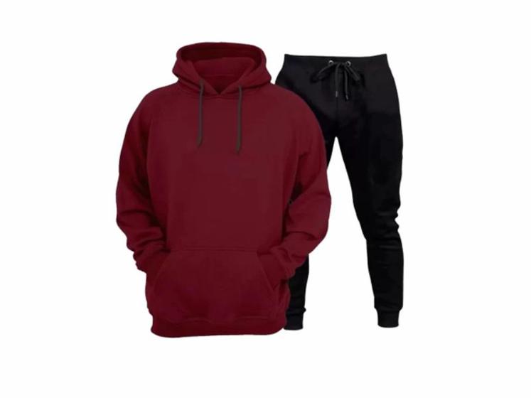 Conjunto de Moletom Abrigo Blusa de frio + Calça de moletom Masculino e ... Conjunto de Moletom Abrigo Blusa de frio + Calça de moletom Masculino e ...