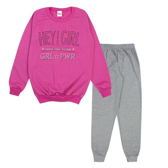 Conjunto De Moletom Infantil Menina Moletom Juvenil Feminino - Moderna ...