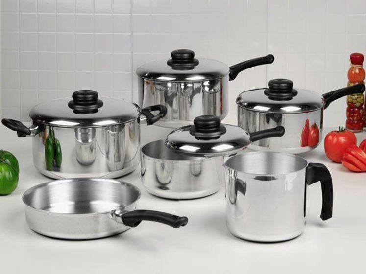 Conjunto de Panelas Alumínio 6 Peças - Ramos Supra 403 - alumínio ramos ...