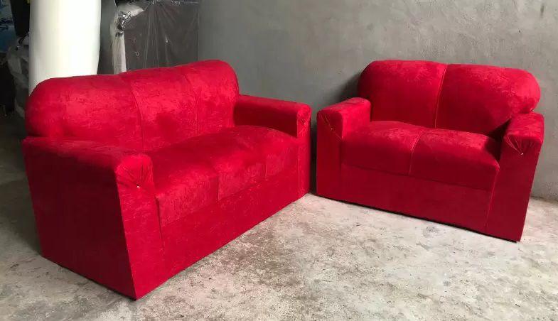 Conjunto De Sofá 2 e 3 Lugares Xaropinho - Veneza estofados - Conjunto de Sofás - Magazine Luiza