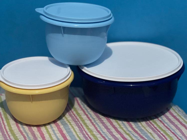 Conjunto de tigelas batedeiras da tupperware - Tupperware - Pote ...