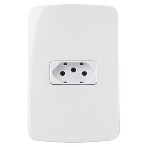 Conjunto de Tomada 2P+T 20A 250V Linha B3 MarGirius - Espelho / Placa de Tomada e Interruptor ...