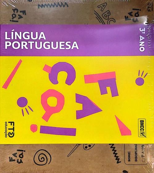 Conjunto Faça! Língua Portuguesa EFAI 3º Ano - FTD - Livros Didáticos ...