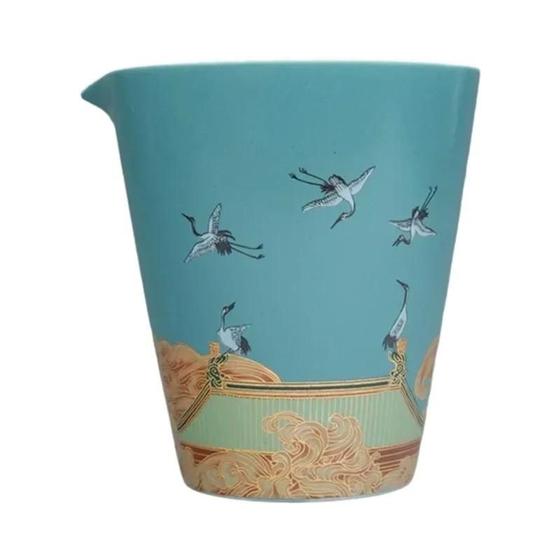 Conjunto Gaiwan De Cerâmica Tricolor Com Copo Justo E Suporte Para ...