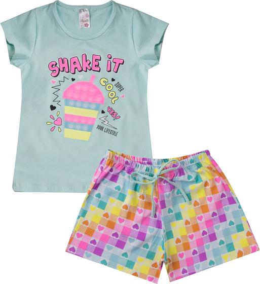 Conjunto Infantil Menina Verão com Manga - Analê - Conjunto Infantil ...