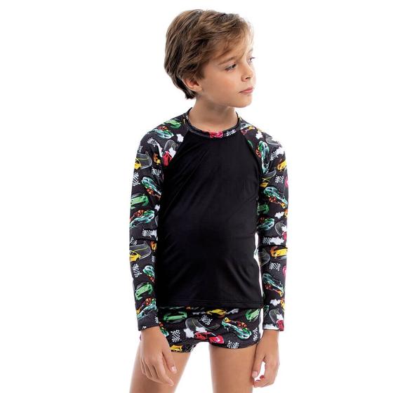 Conjunto Infantil UV50+ Super Race com Sunga - Ceci Moda Praia - Moda ...