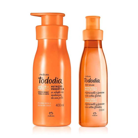 Conjunto kit body splash manga rosa e água de coco. - Cosmético ...