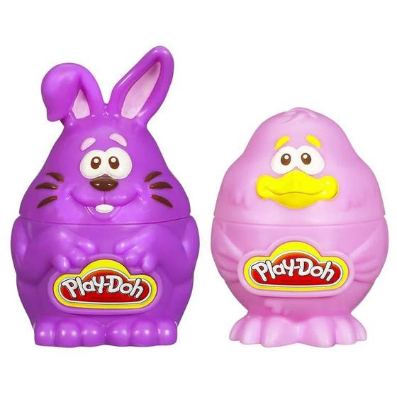 Conjunto Massas de Modelar - Play-Doh - Coelhinho e Pintinho - Roxo e ...