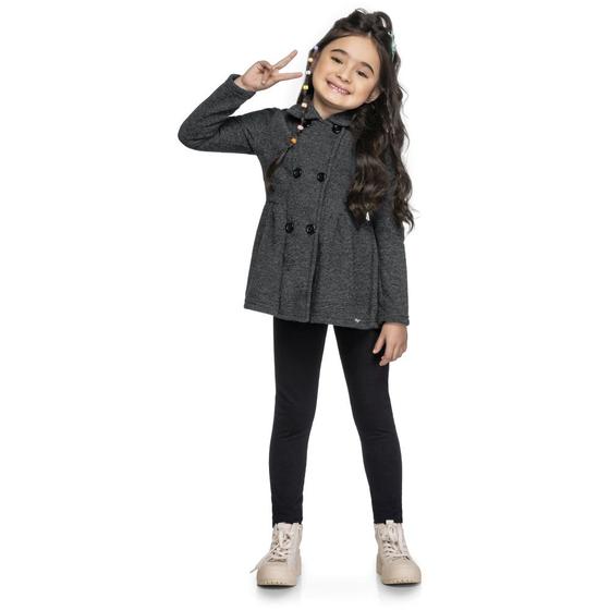 Conjunto Menina Angerô Casaco em Cotelê e Legging em Molecotton ...