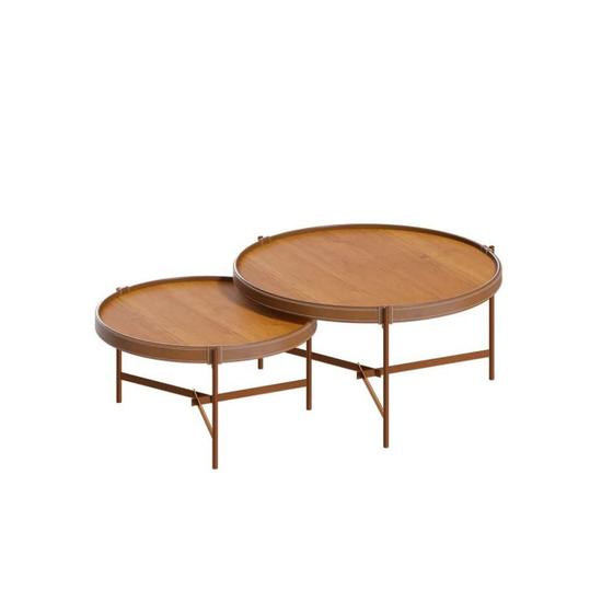 Conjunto Mesa de Centro Aqua - Imcal - Mesa de Centro - Magazine Luiza