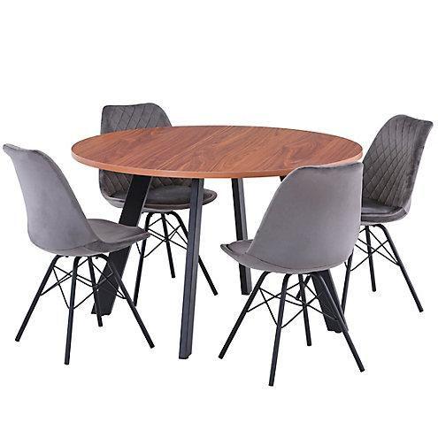 Conjunto Mesa de Jantar Carson Just Home Collection - Conjunto Sala de ...