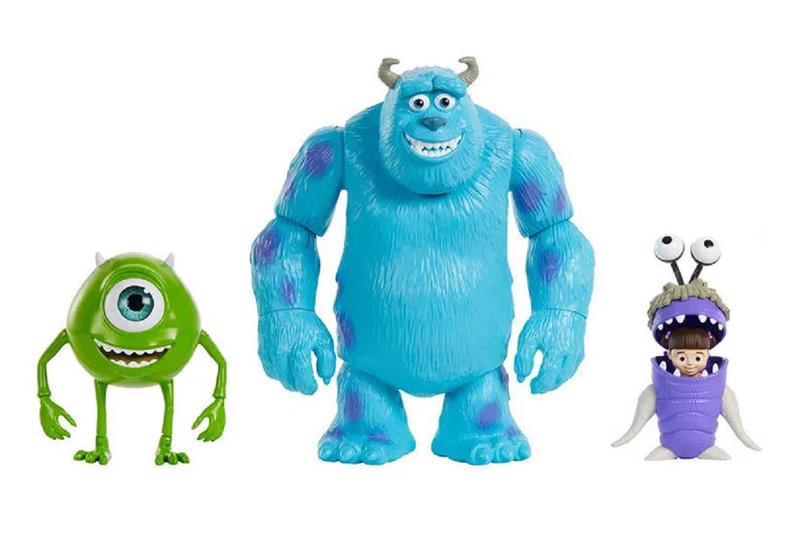 Conjunto Monstros SA Mike Wazowski Boo E Sulley - Mattel - Bonecos ...