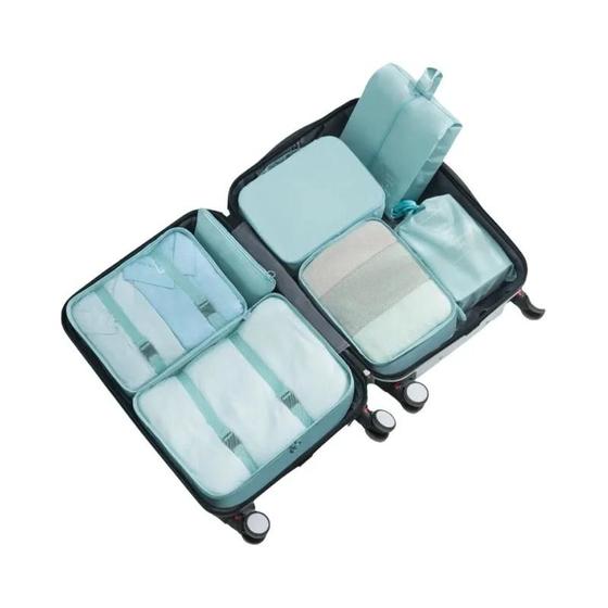 Conjunto Organizador De Malas De Viagem De 7 Peças Para Roupas ...