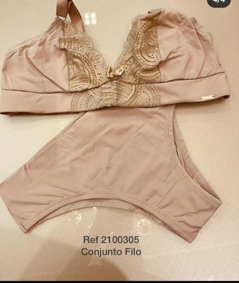 Conjunto sem bojo - Excelência lingerie - Conjunto de Lingerie ...