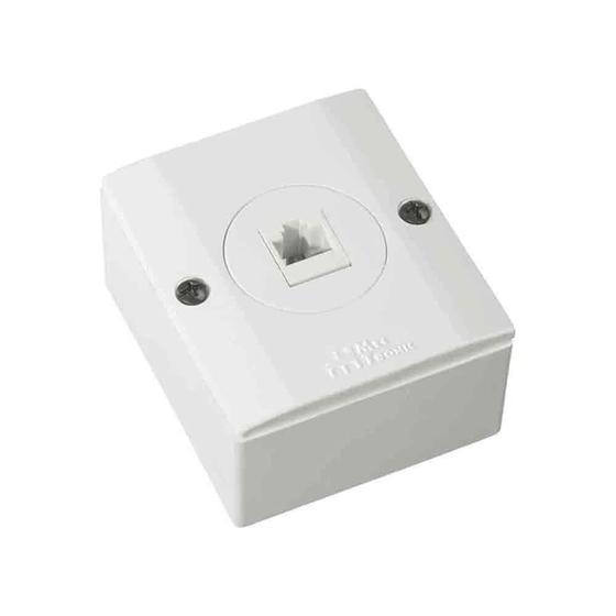 Conjunto sobrepor 1 tomada femea rj45 milleniun - MEC TRONIC ...