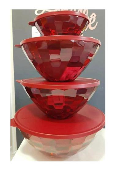 Conjunto tigelas Prisma da tupperware 4 peças - Tigela - Magazine Luiza