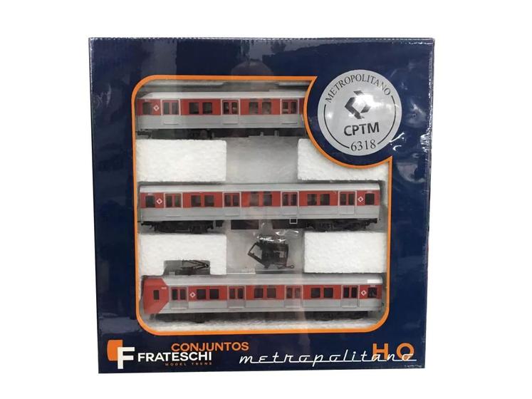 Conjunto Tres Metropolitanos CPTM HO - Frateschi - Trem de Brinquedo ...